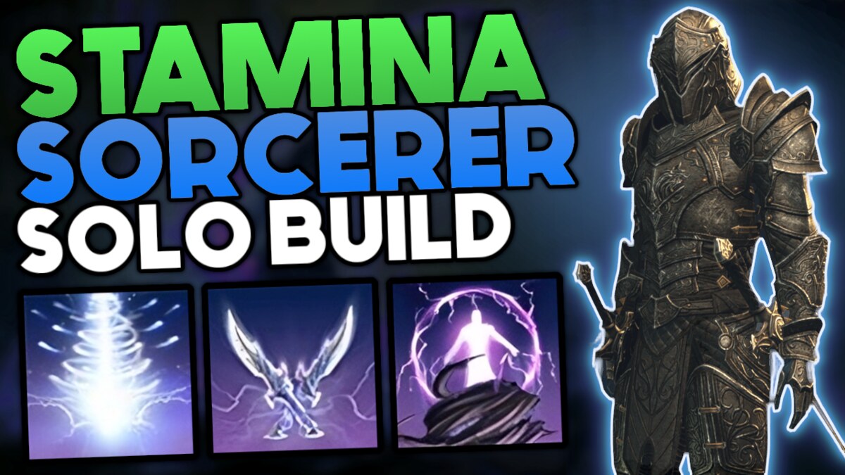 Stamina Sorcerer Solo Build | U50 | ESO